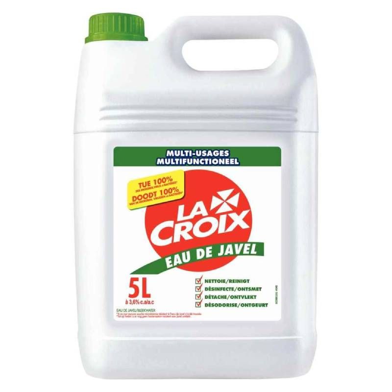 Eau de Javel concentrée La Croix - Bidon 5L