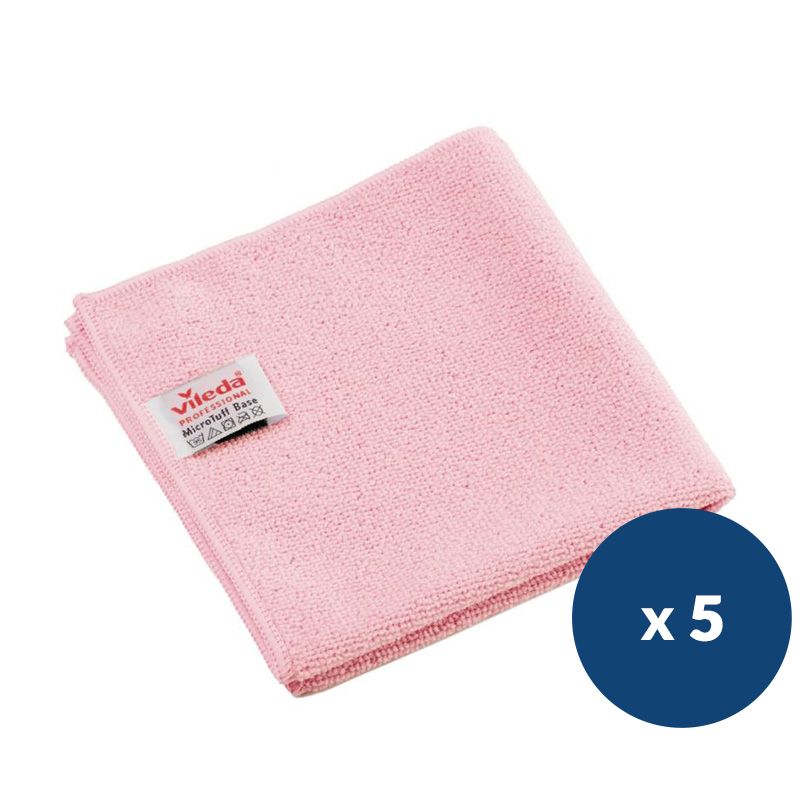 Lavette Microfibre Micro Tuff Base x5 Vileda